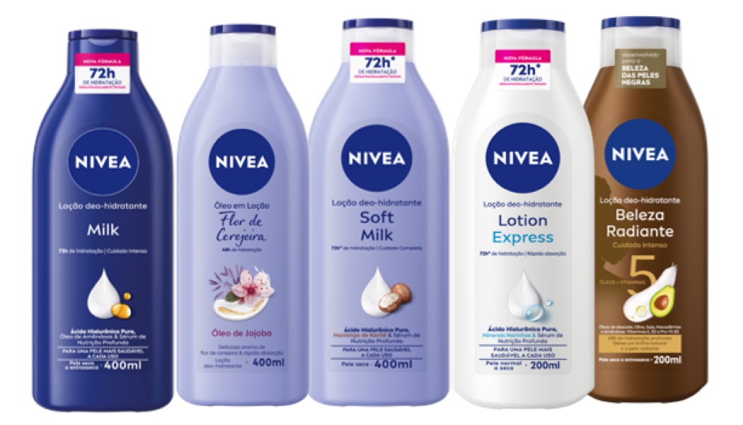Nivea relança sua icônica linha de hidratantes corporais - Brazil ...